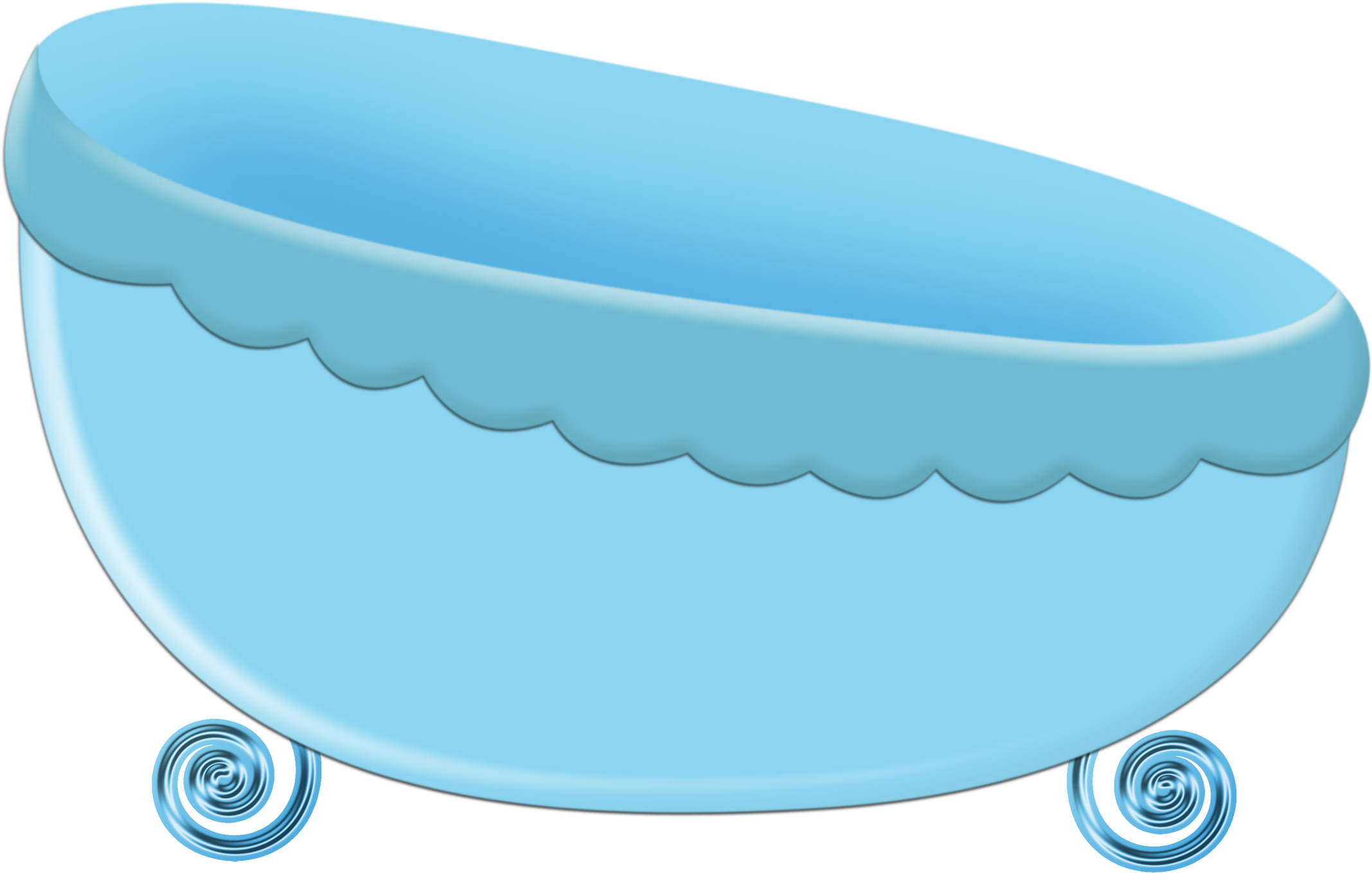 Download Infant Bathtub Cartoon Blue - Clip Art - Full Size PNG Image ...