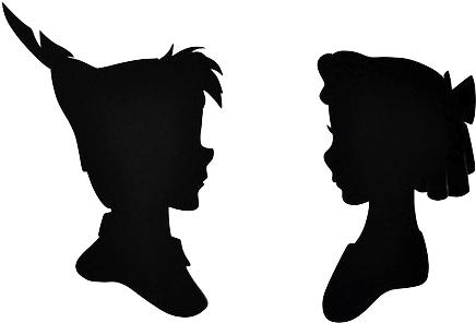 Download Peter Pan And Wendy Shadow - Full Size PNG Image - PNGkit