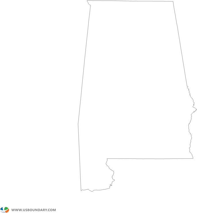 Download Alabama Outline Map - Sketch - Full Size PNG Image - PNGkit