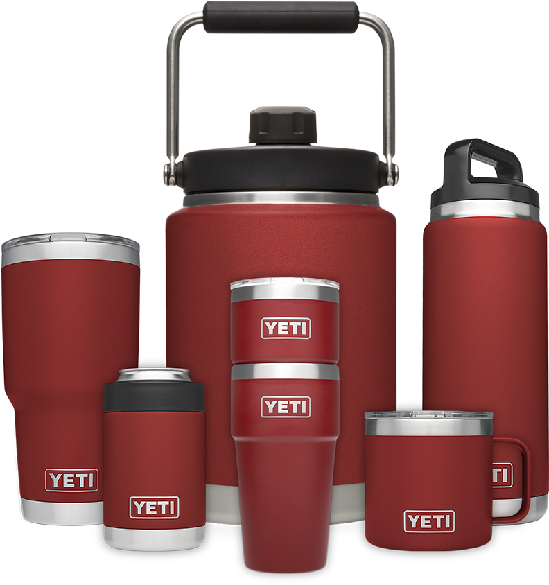 Download Brick Red Yeti Ramblers Yeti Png Red Yeti Cooler - Full Size ...