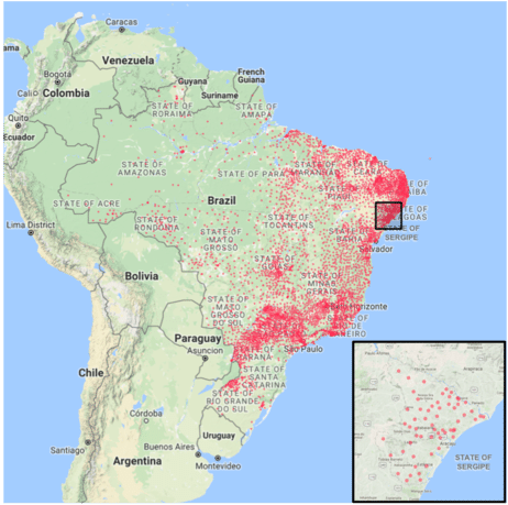 Download Map Of Aedes Aegypti Mosquito Occurrences In Brazil - Full ...