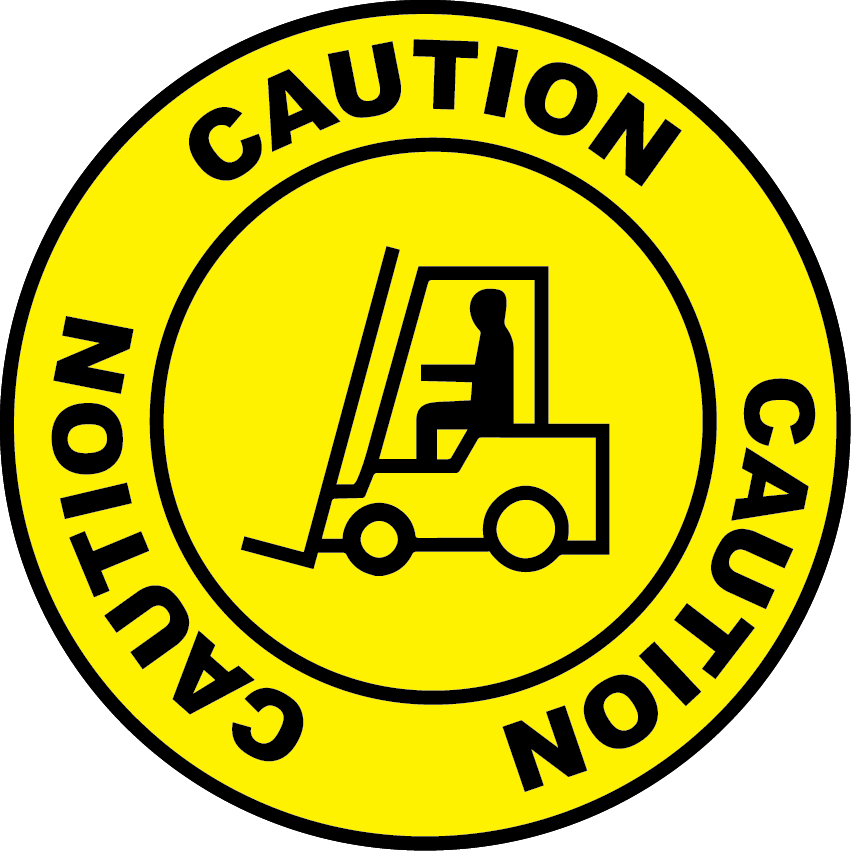 Download Forklift Caution - Full Size PNG Image - PNGkit