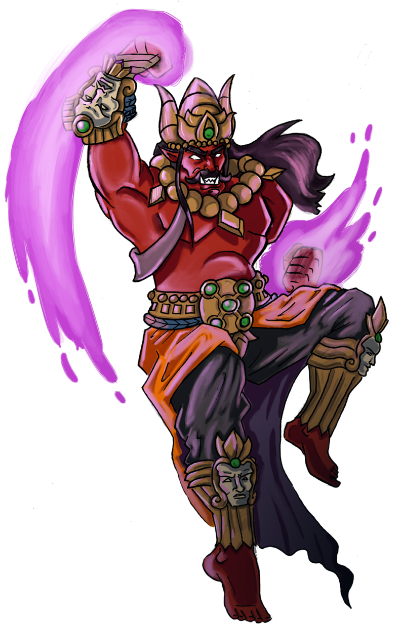 Download Smite God Ravana, Fanart - Full Size PNG Image - PNGkit