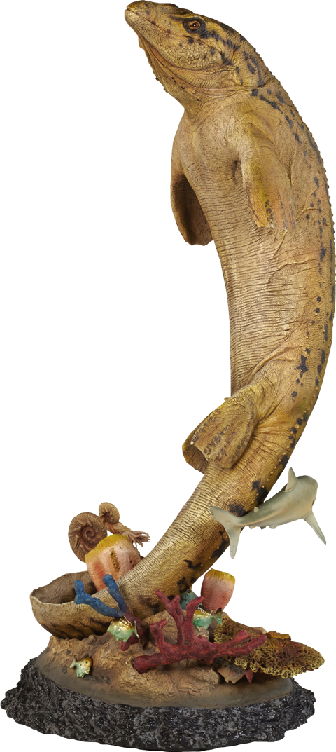 Download Mosasaur Amber Statue By Sideshow Collectibles - Full Size PNG ...