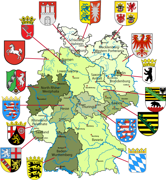 Download Map Of Germany With Links To Each State - Full Size PNG Image ...