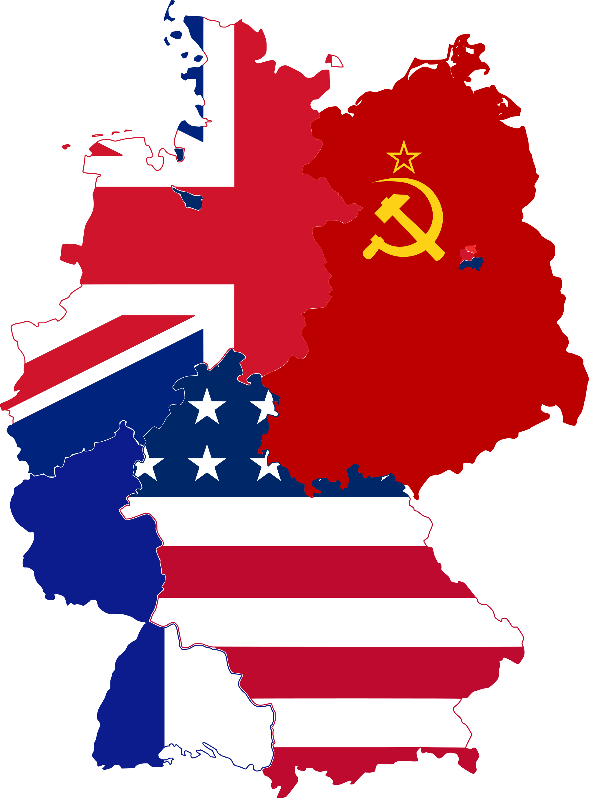 Download File Flag Of The Allied Occupied Svg - Full Size PNG Image ...