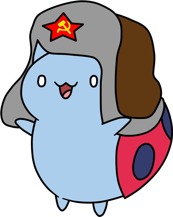 Download Comrade Catbug Helping With Morale - Full Size PNG Image - PNGkit