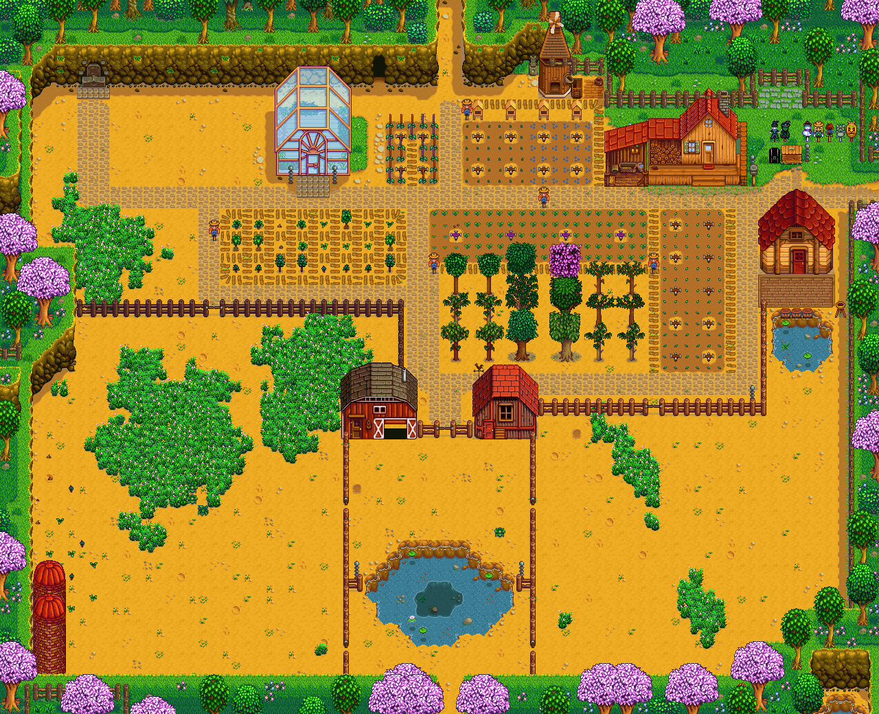 Download Map Of Yuru Yuri Farm - Full Size PNG Image - PNGkit