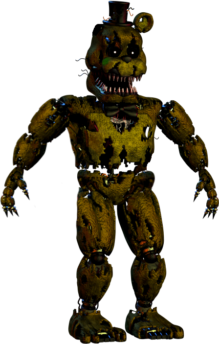 Download Nightmare Golden Freddy - Full Size PNG Image - PNGkit