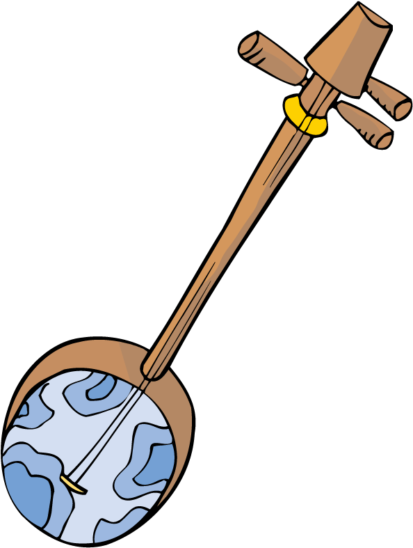 Download Image Royalty Free Musical Instruments Sanxian - Full Size PNG ...