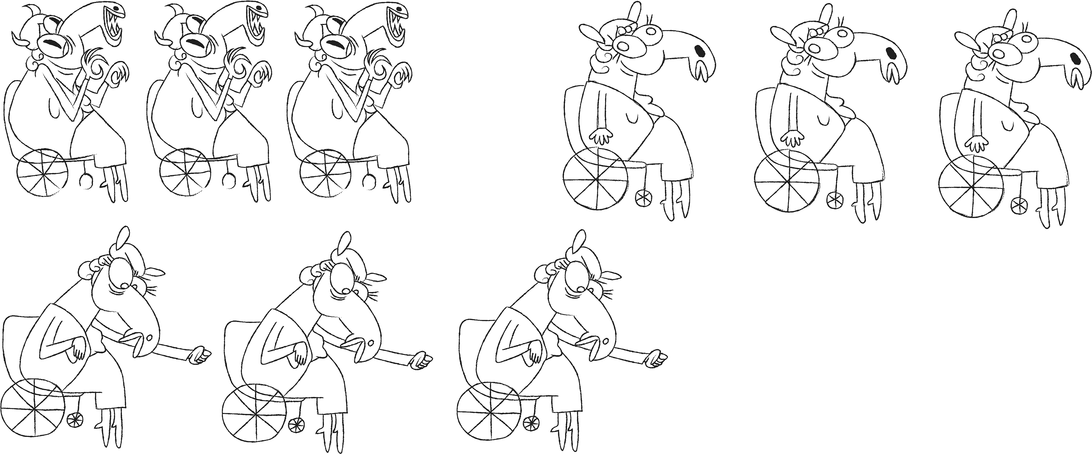 Download Different Positions Of The "cartoon" Animation - Full Size PNG ...