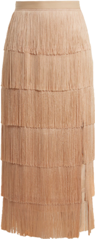 Download The Smooth Raey Fringed Midi Skirt - Skirt - Full Size PNG ...
