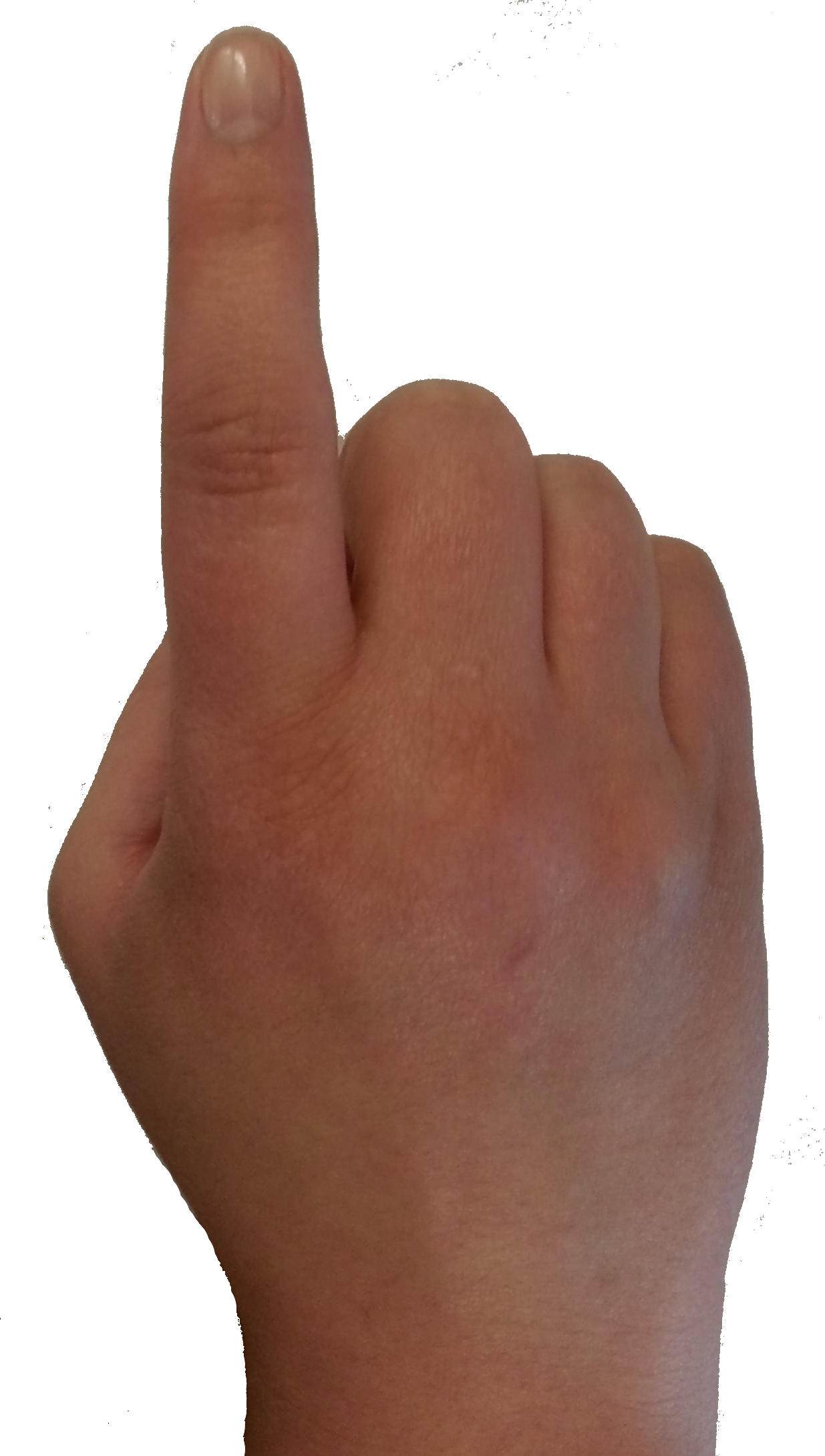 Download Clipart Resolution 1235*2180 - Real Hand Pointer Png - Full ...