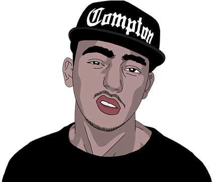 Download Gangsta,rap,hip Rap,male, - Rapper Keren - Full Size PNG Image ...