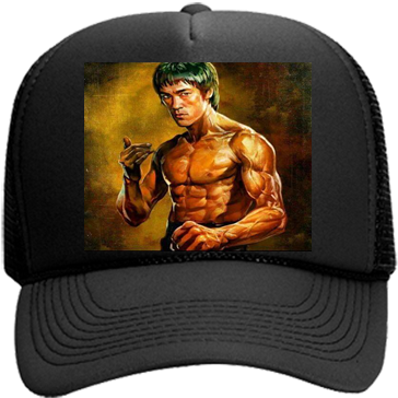 Download Mesh Trucker Hat 32-467 - Bruce Lee Art - Full Size PNG Image ...