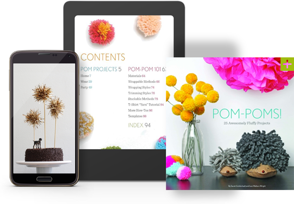 Download Cover For Pom-poms - Pom-poms!: 25 Awesomely Fluffy Projects ...