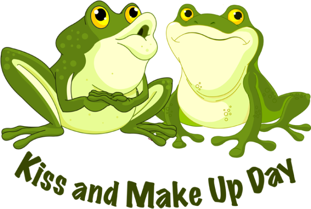 Download Clipart - Kiss And Make Up Day - Full Size PNG Image - PNGkit