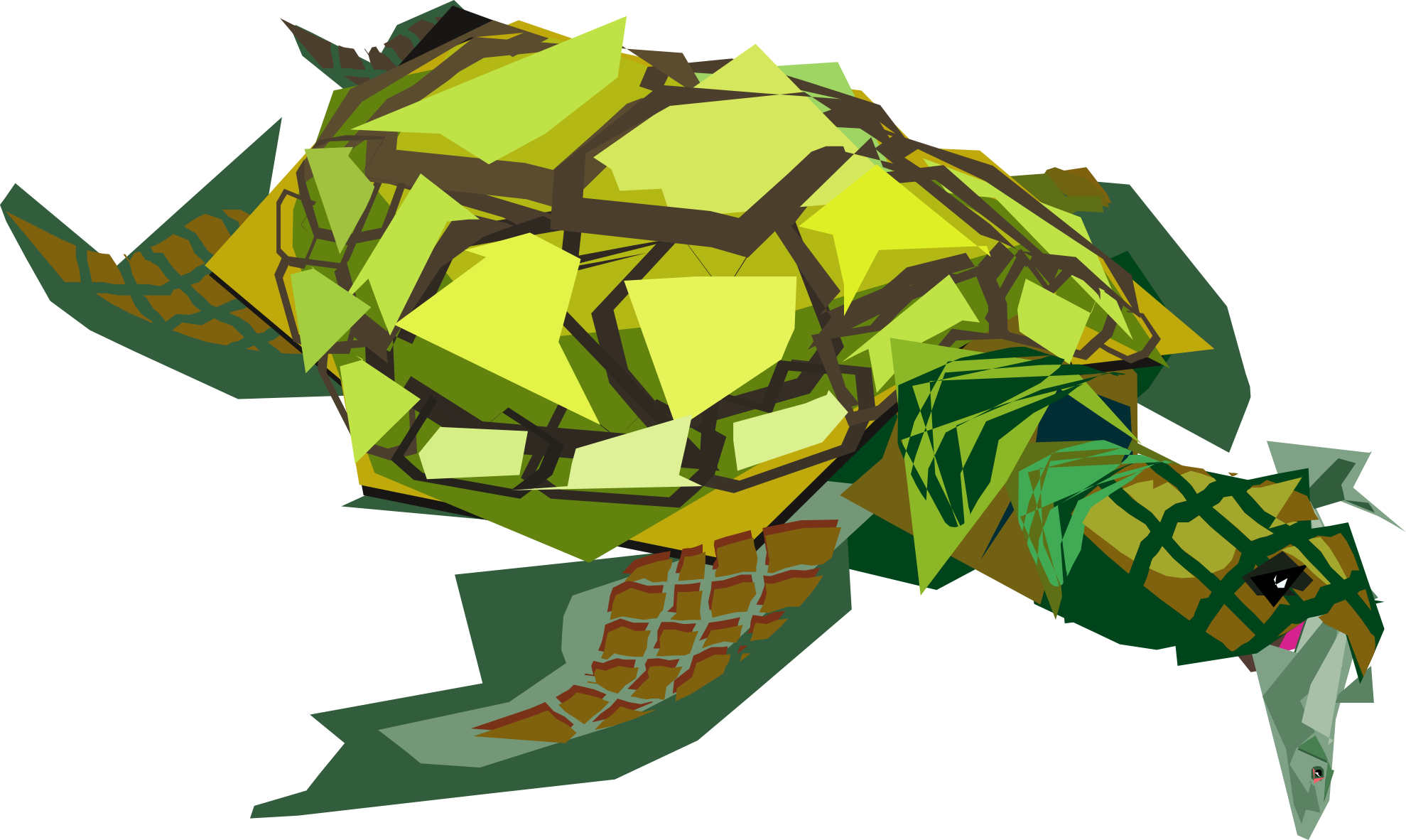 Download Hawaiian Sea Turtle Clipart Free The Cliparts - Pawikan Vector ...