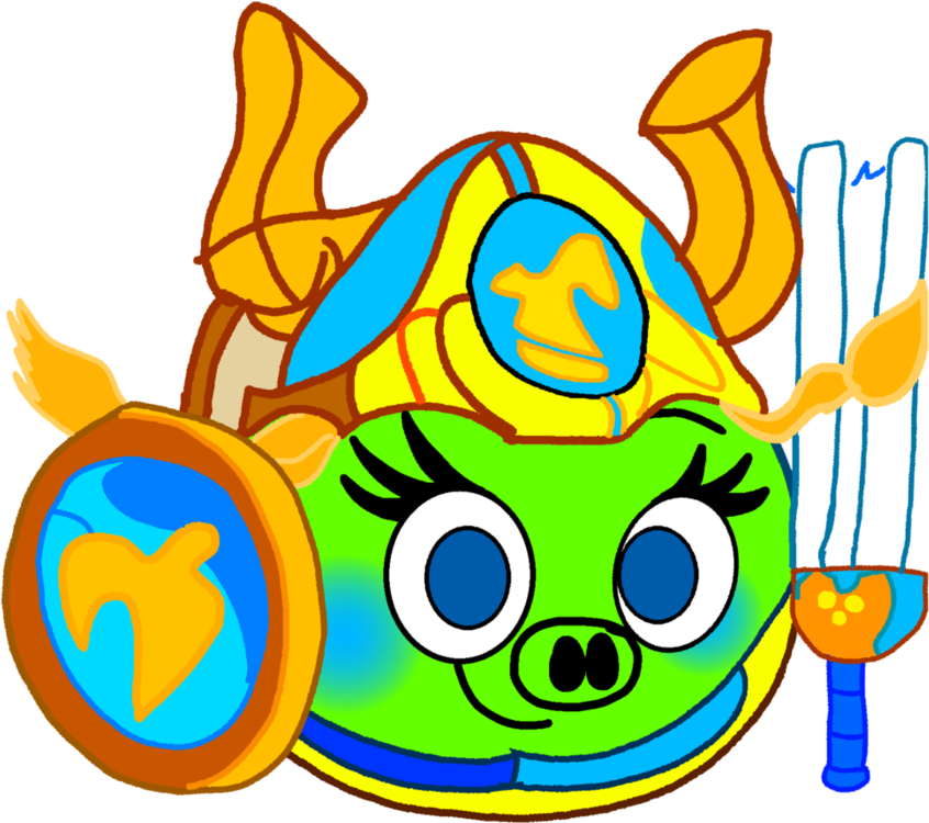 Download Angry Birds Epic Eleanor Valkyrie By Fanvideogames - Full Size ...