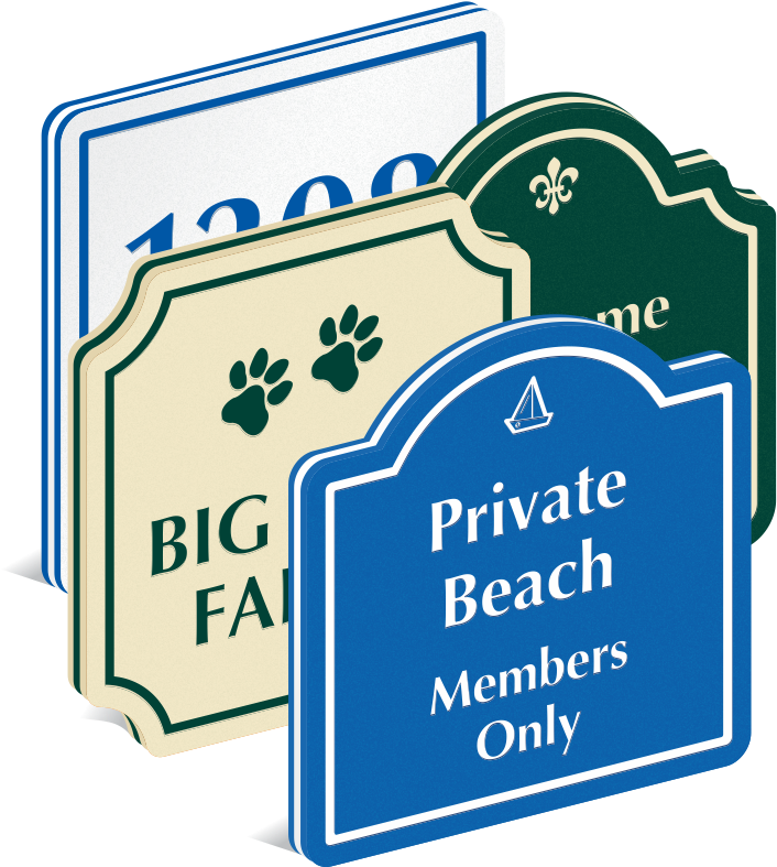 Download Routed Plastic Sign - Full Size PNG Image - PNGkit