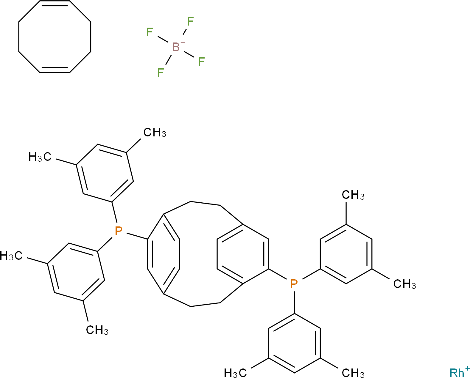 Download [rh Cod Xyl Phanephos]bf4 Molecular Structure Cas 880136 ...