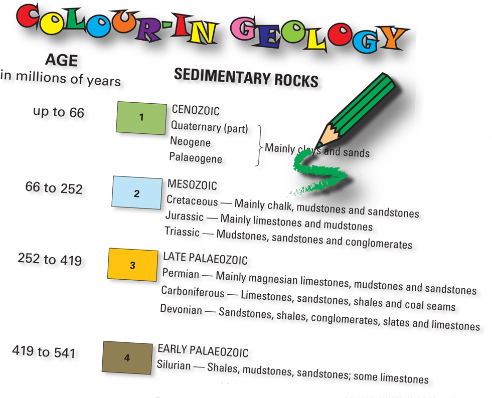 Download Colour-in Geology Map Of The Uk And Ireland - Full Size PNG ...