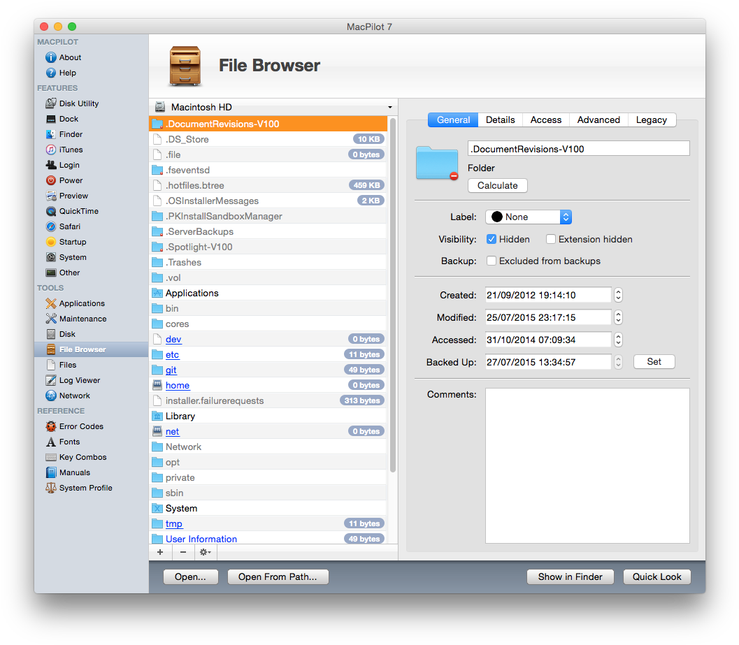 Download Macpilot Can Show Your Where The Versions Are Stored, - Full Size PNG Image - PNGkit