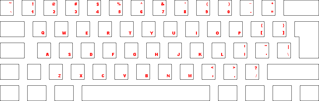 Download Keyboard Layout Charts - Full Size PNG Image - PNGkit