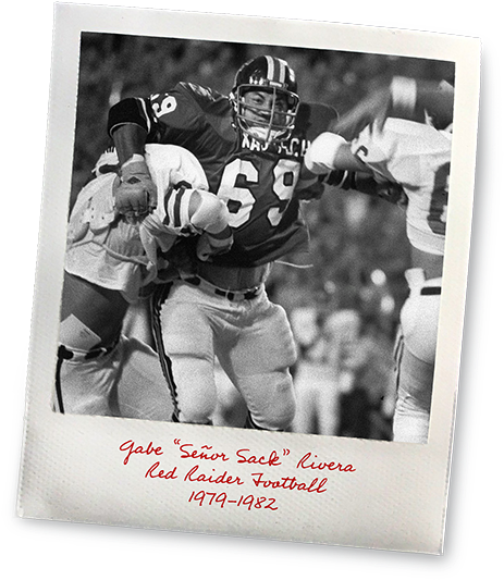 Download Gabe "senor Sack" Rivera, Red Raider Football, - Full Size PNG ...
