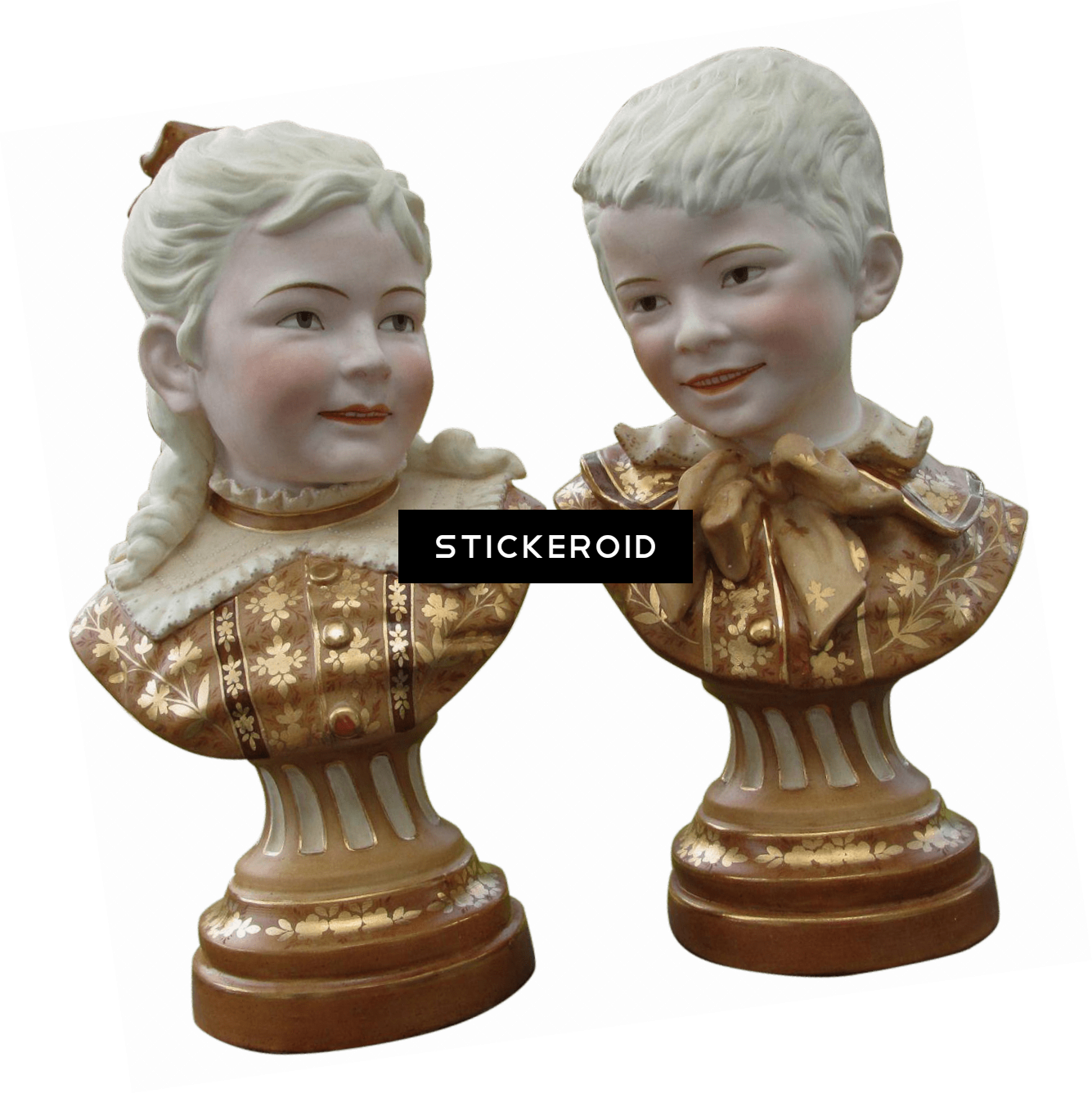 Download Pair Of Victorian Busts - Full Size PNG Image - PNGkit
