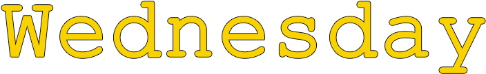 Download Transparent Wednesday - Logo - PNGkit
