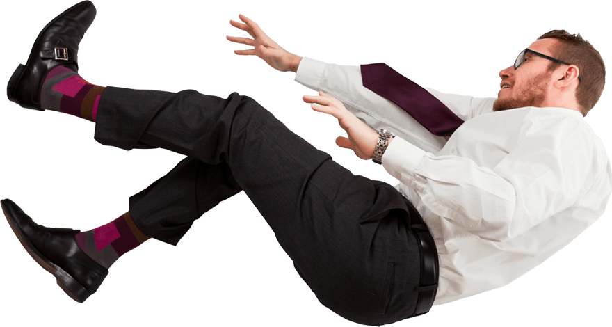 Download Slip Fall Look Law - Man Falling Down Png - Full Size PNG ...