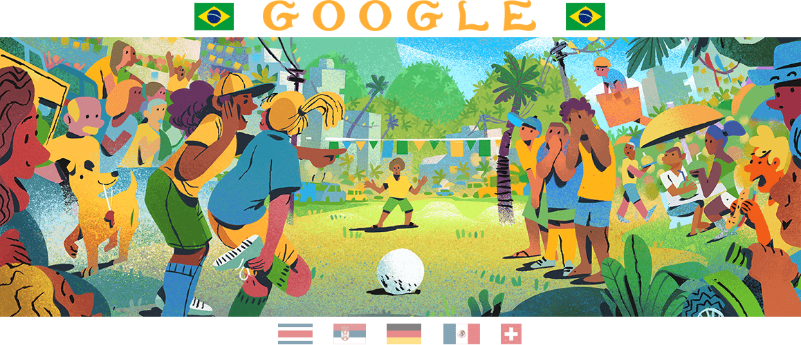 Download Google Doodle World Cup 2018 Day 4 - Full Size PNG Image - PNGkit