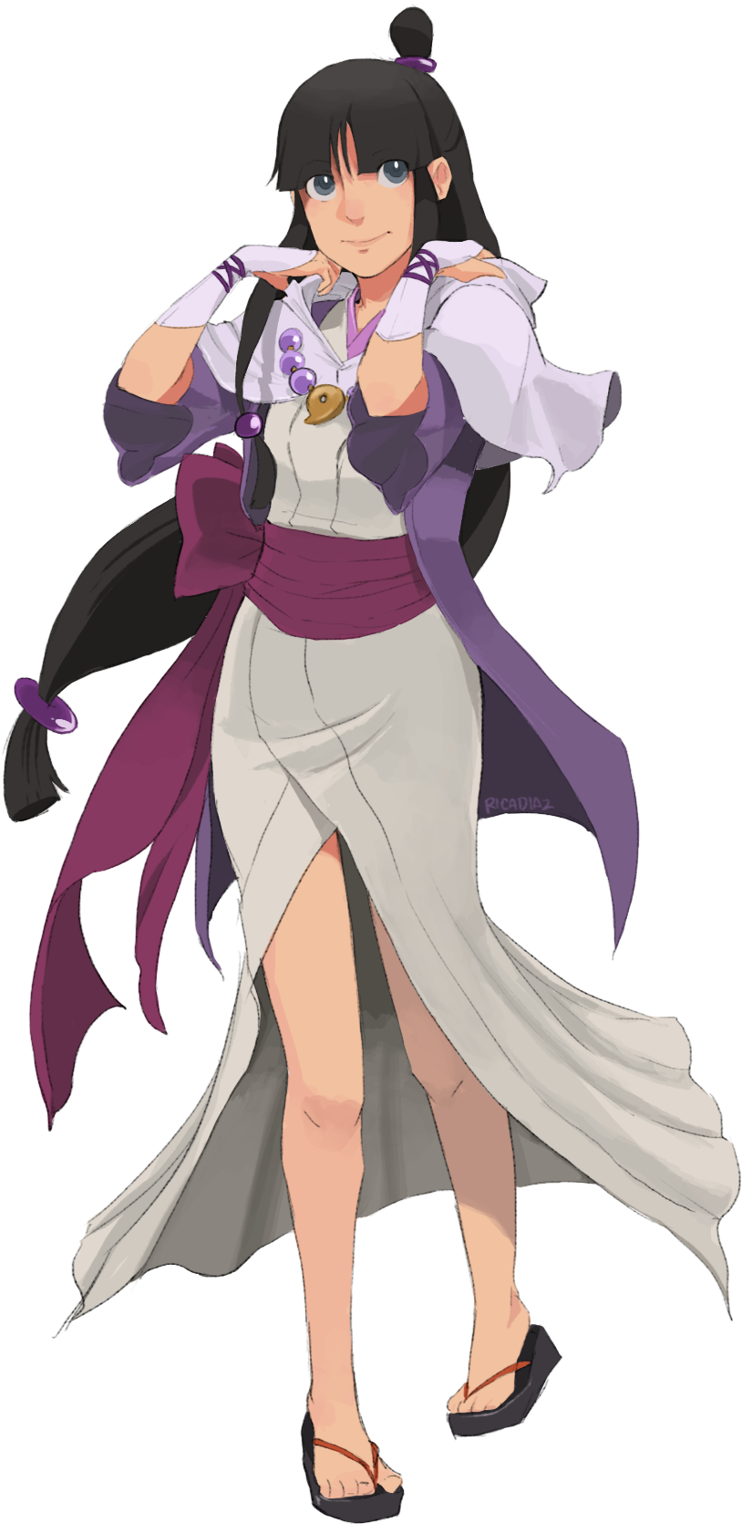 Download Ricadia Phoenix Wright - Maya Fey Fan Art - Full Size PNG ...