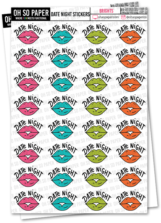 Download Date Night Stickers - Full Size PNG Image - PNGkit