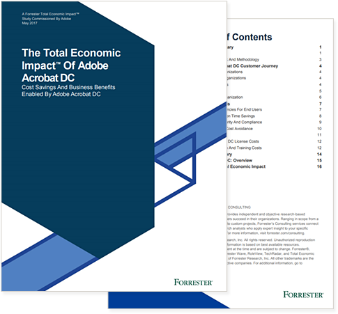 Download The Total Economic Impact Of Adobe Acrobat Dc Cover - Full ...
