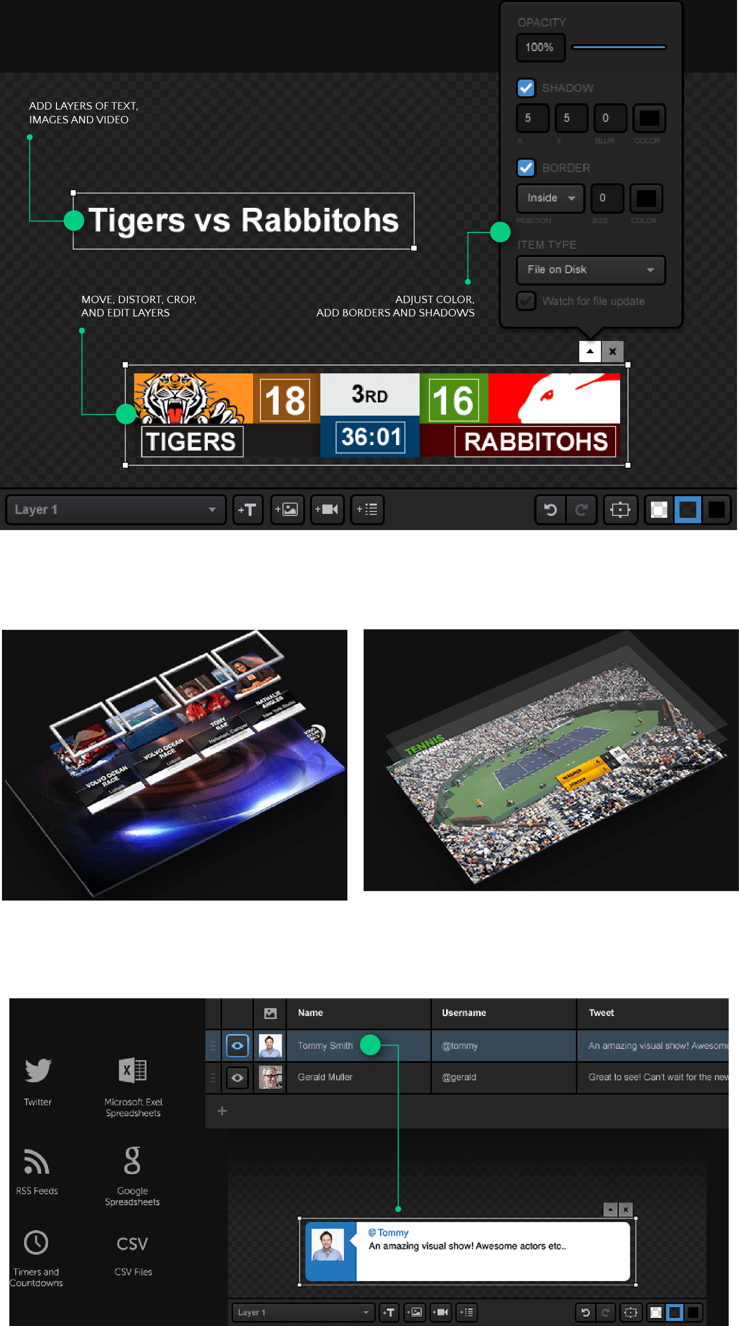 Download Powerful, Layered Broadcast Graphics - Full Size PNG Image ...