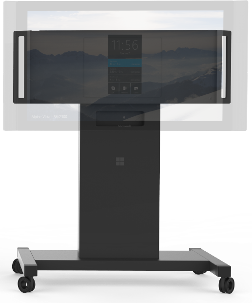 Download Microsoft Surface Hub 55" Rolling Stand - Full Size PNG Image ...
