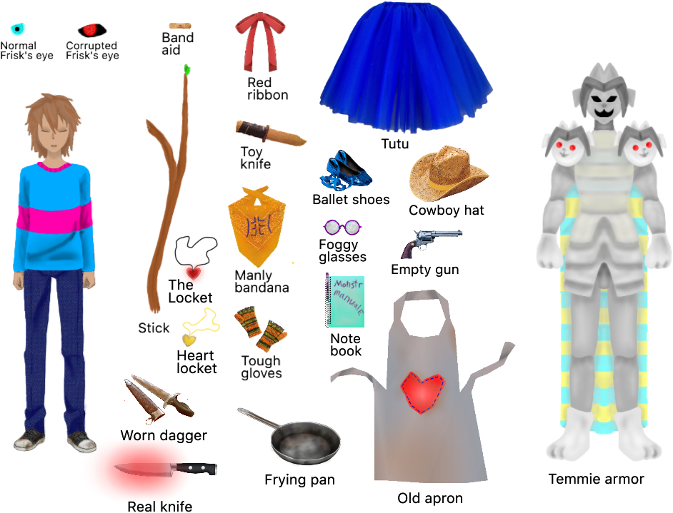 Download Frisk Reference As Well As Armor And Weapon Reference - Full ...