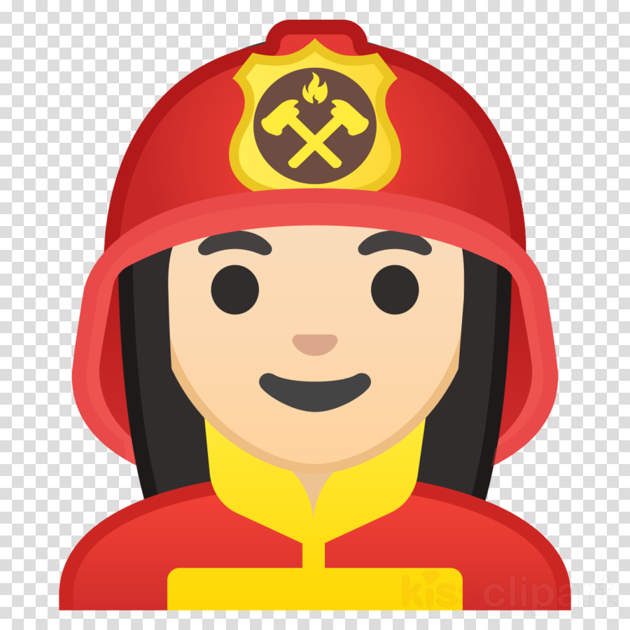 Download Emoji Firefighter Transparent Background Clipart Firefighter ...