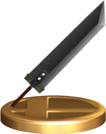 Download Buster Sword Trophy - Full Size PNG Image - PNGkit