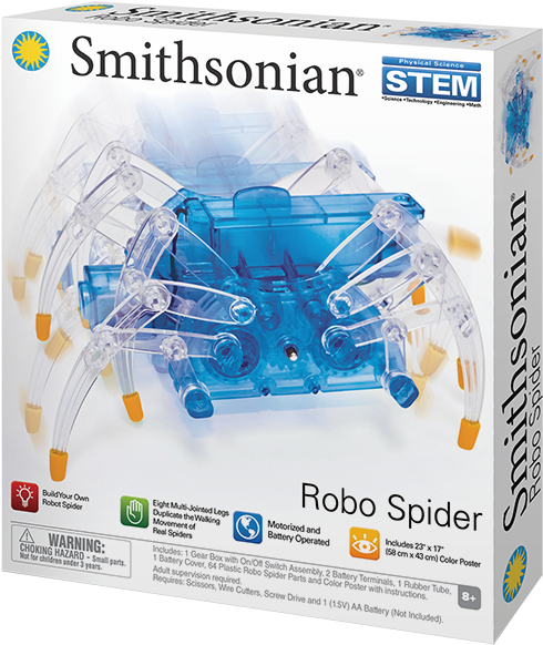 Download Smithsonian - Robo Spider - Full Size PNG Image - PNGkit