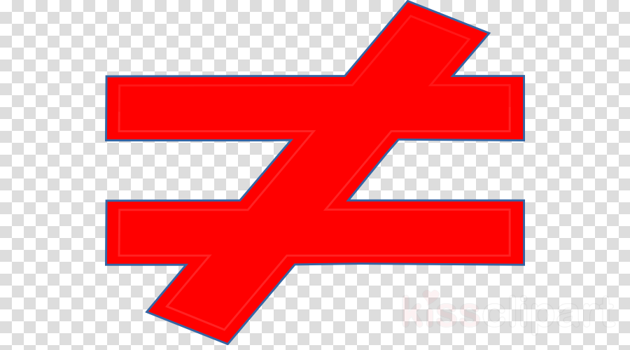 Download Does Not Equal Sign Vector Clipart Equals Sign Clip - Full ...