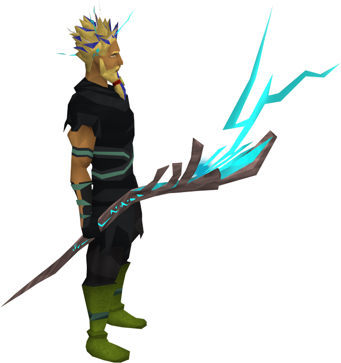 Download Lightning Staff - Full Size PNG Image - PNGkit