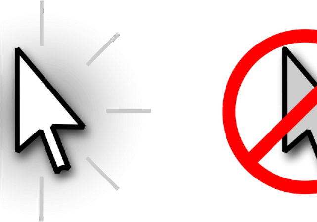 Download Mouse Cursor Click Clipart Arrow - Mouse Cursor - Full Size ...