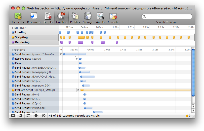 Download Webkit Inspector's New Timeline And Audit Panels - Timeline Panel - Full Size PNG Image ...