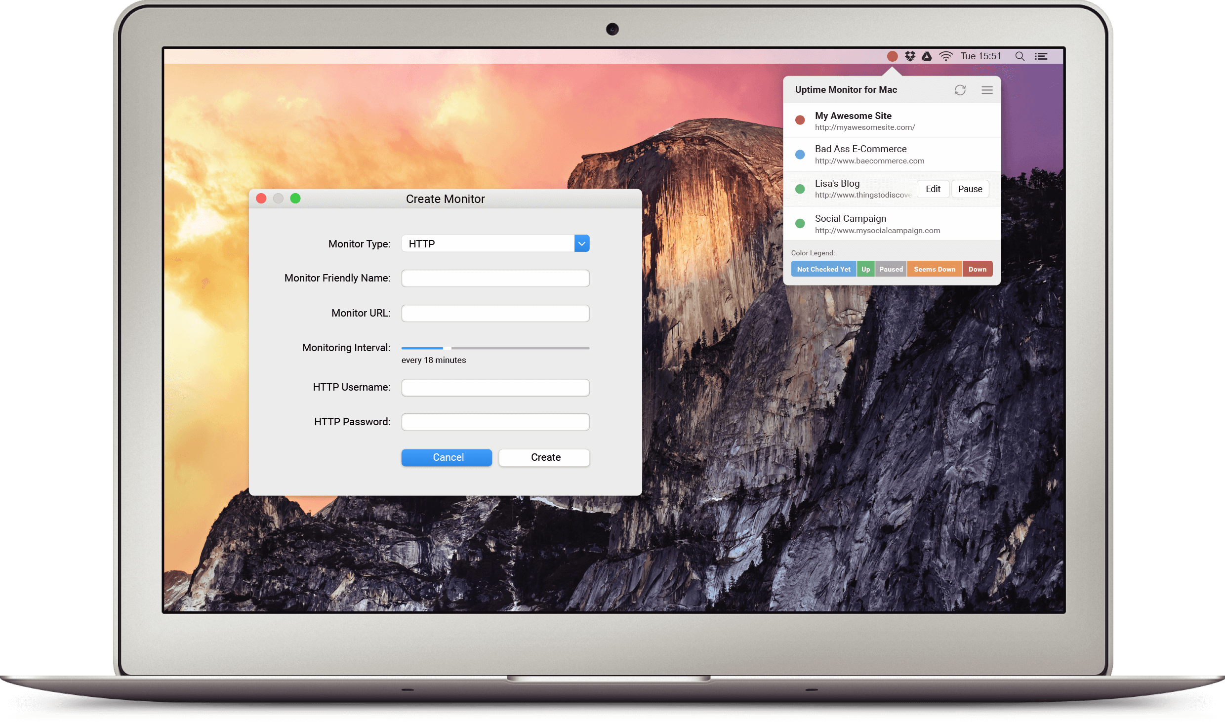 Download Meet Uptime Monitor For Mac, A Lightweight Mac Osx - Apple Imac High Res - Full Size ...