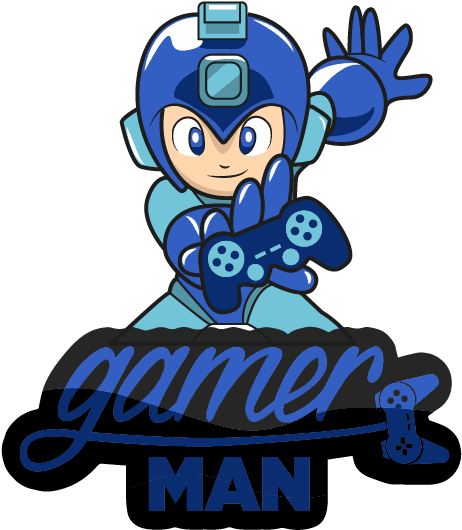 Download Gamer Man - Cartoon - Full Size PNG Image - PNGkit