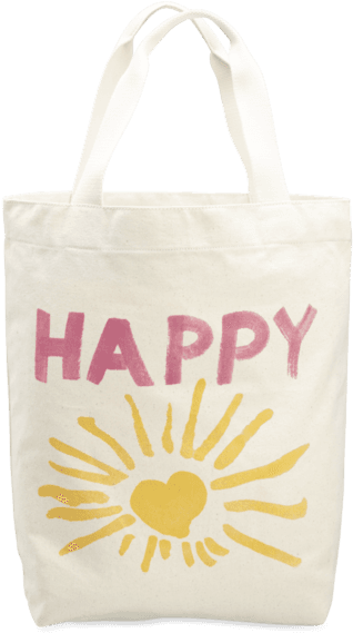 Download Life Is Good Simplicity Tote Happy Sun - Natural Happy - Full ...