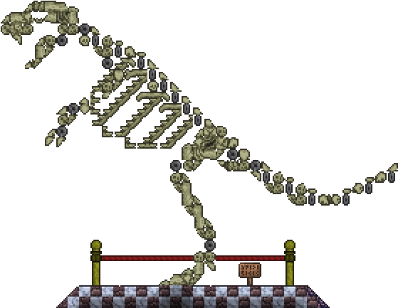 Download Dinosaur Fossil - Terraria Dinosaur - Full Size PNG Image - PNGkit